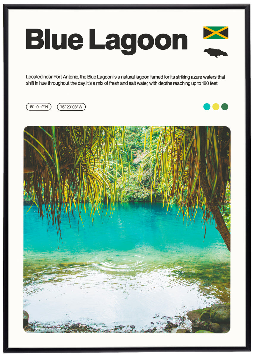 Blue Lagoon Print – Hood Greetings
