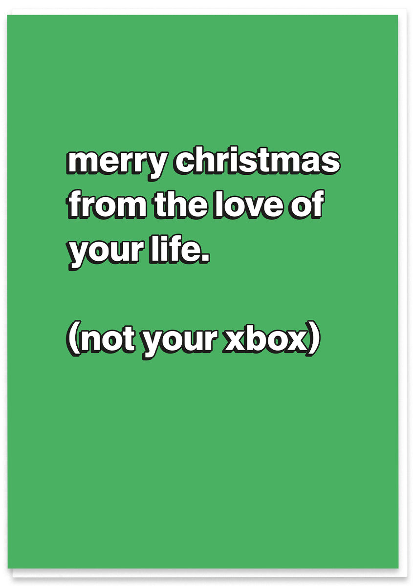 Merry Christmas - Not the Xbox – Hood Greetings