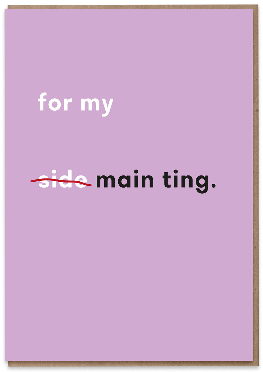 For My Main Ting – Hood Greetings